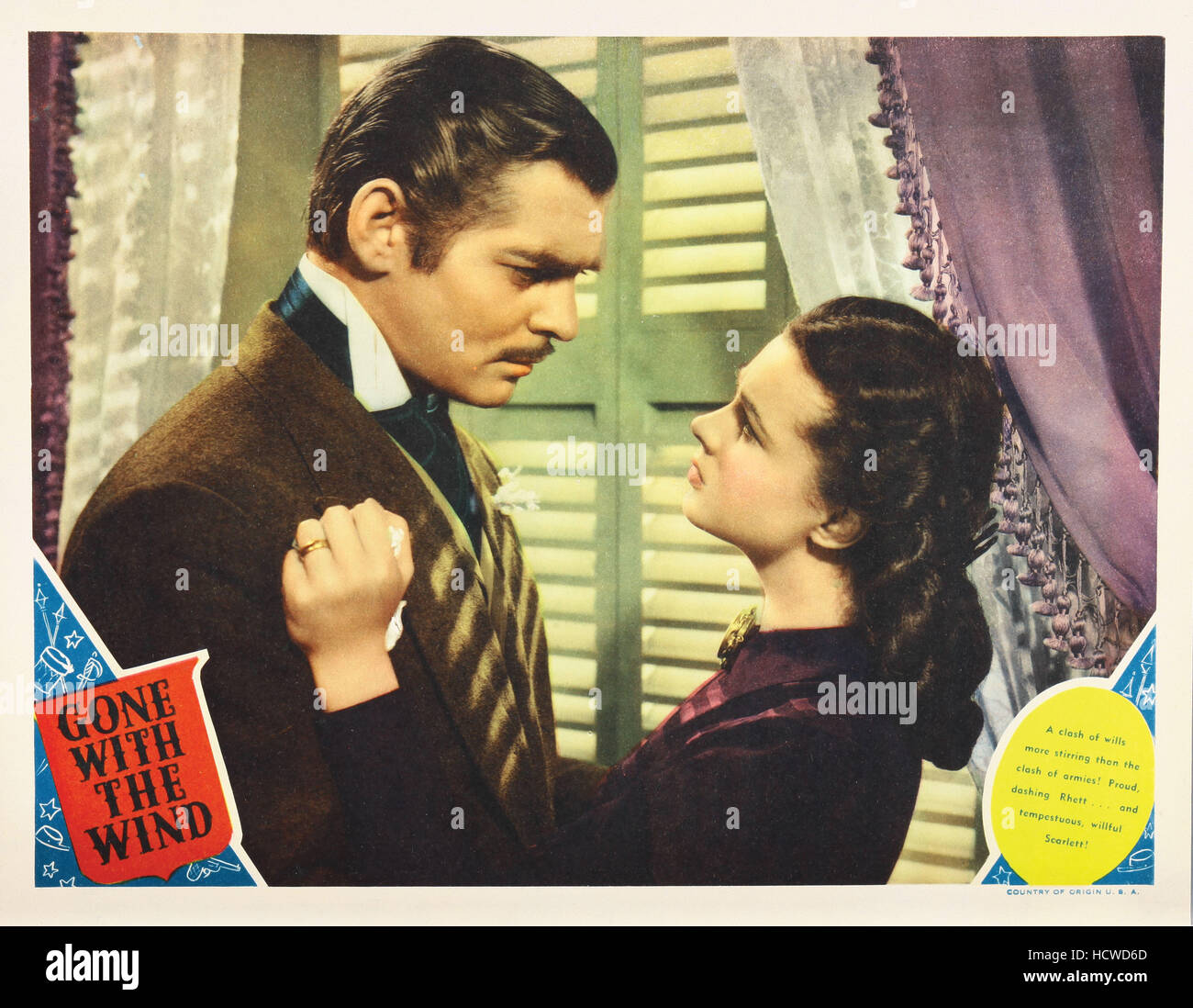 GONE WITH THE WIND, Clark Gable, Vivien Leigh, 1939 Stock Photo - Alamy