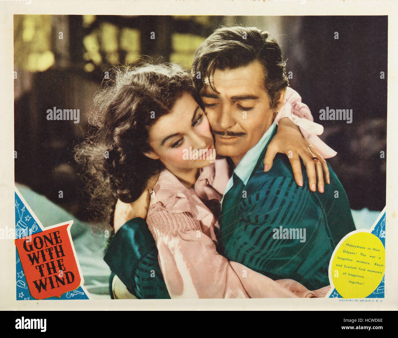 GONE WITH THE WIND, Vivien Leigh, Clark Gable, 1939 Stock Photo - Alamy
