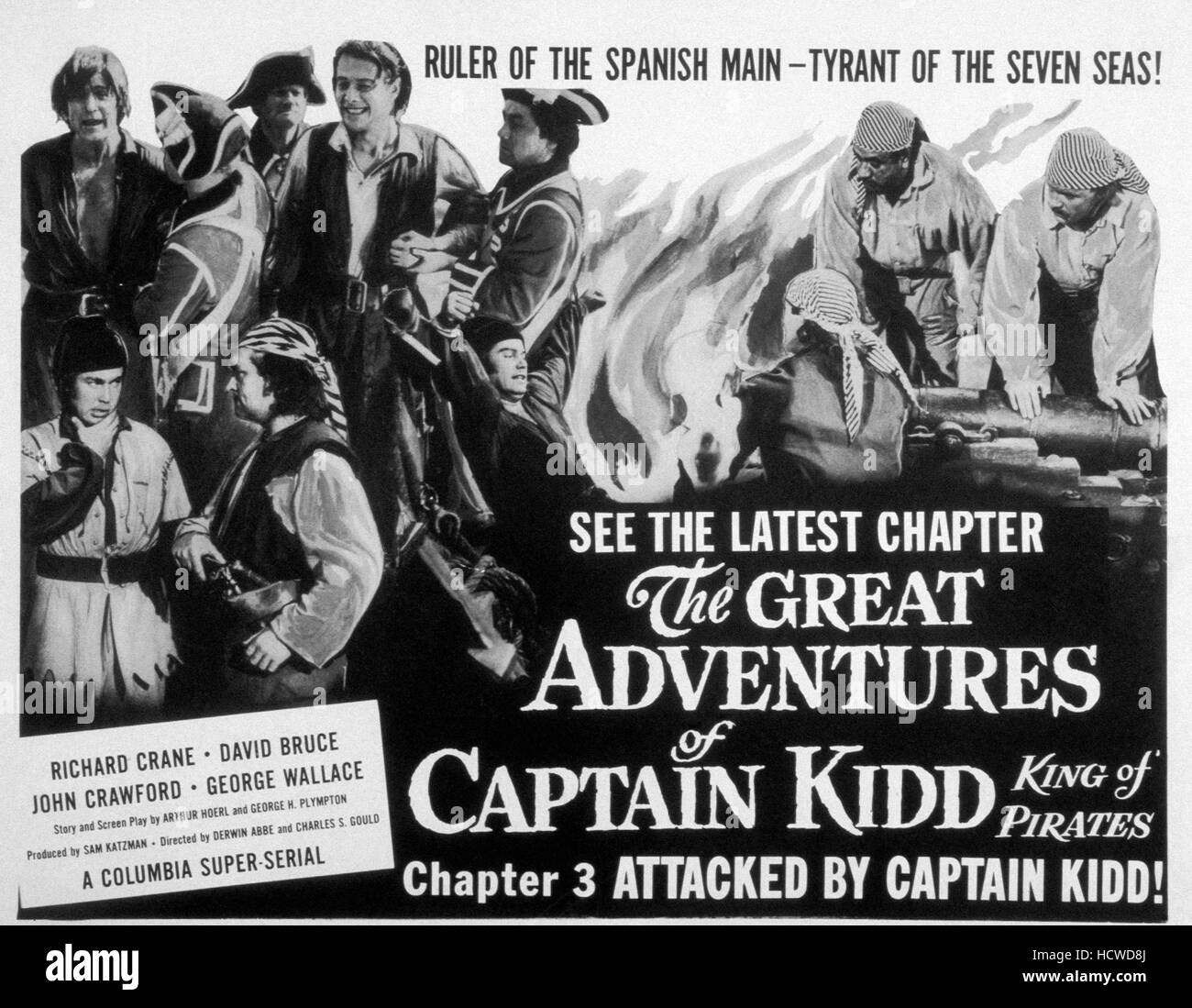 THE GREAT ADVENTURES OF CAPTAIN KIDD, 1953 Stock Photo - Alamy