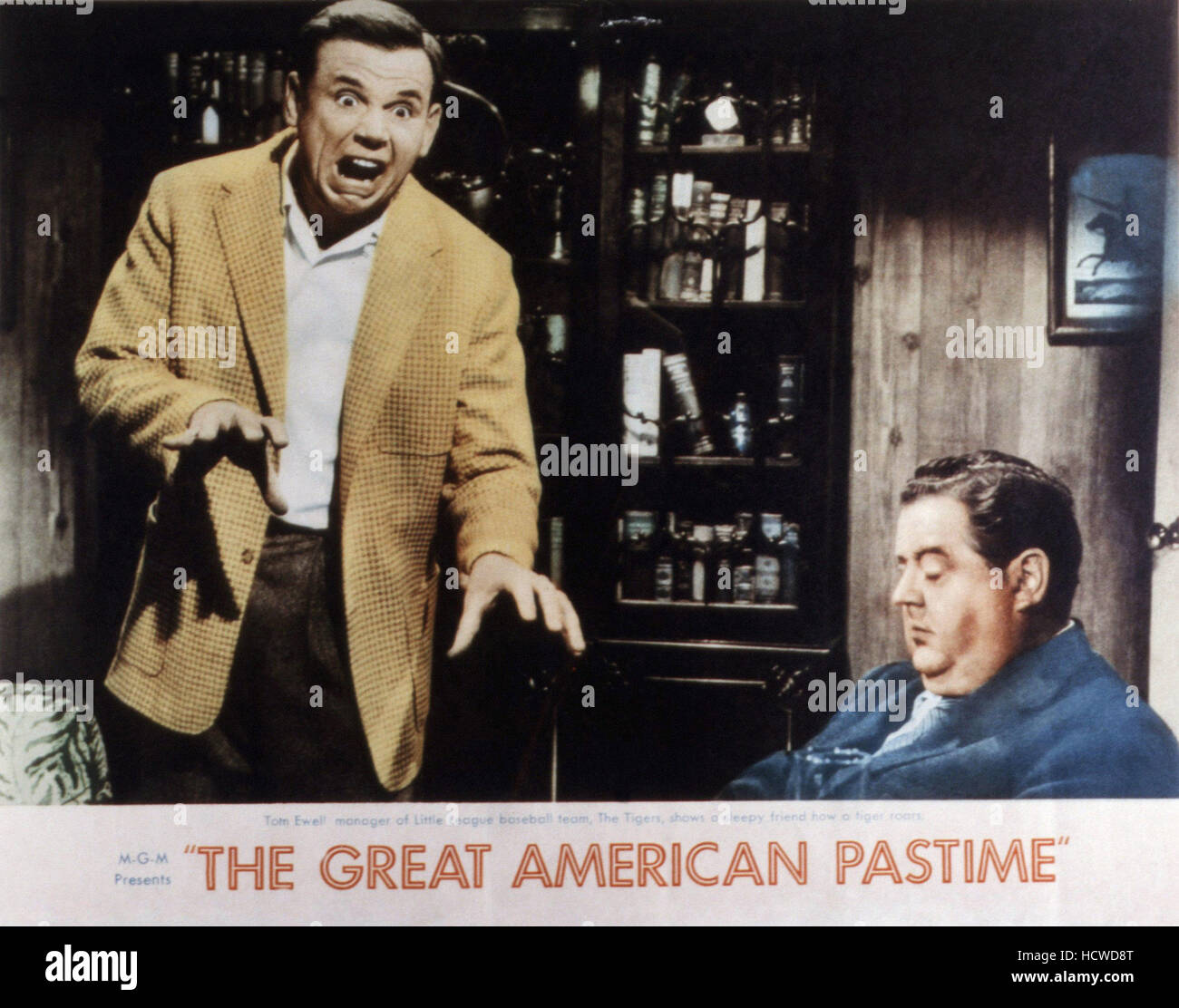 THE GREAT AMERICAN PASTIME, Tom Ewell, Bob Jellison, 1956 Stock Photo ...