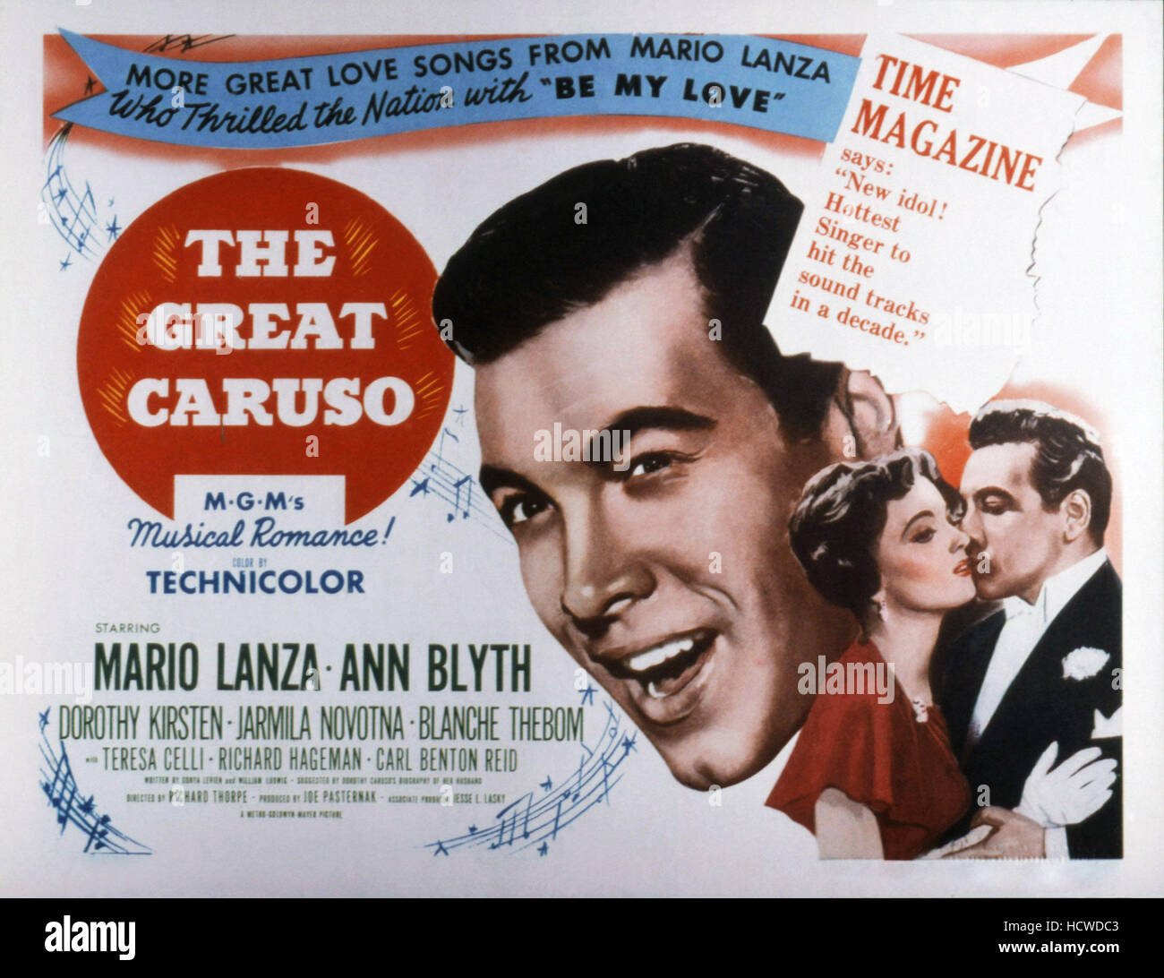 THE GREAT CARUSO, Mario Lanza, Ann Blyth, 1951 Stock Photo - Alamy