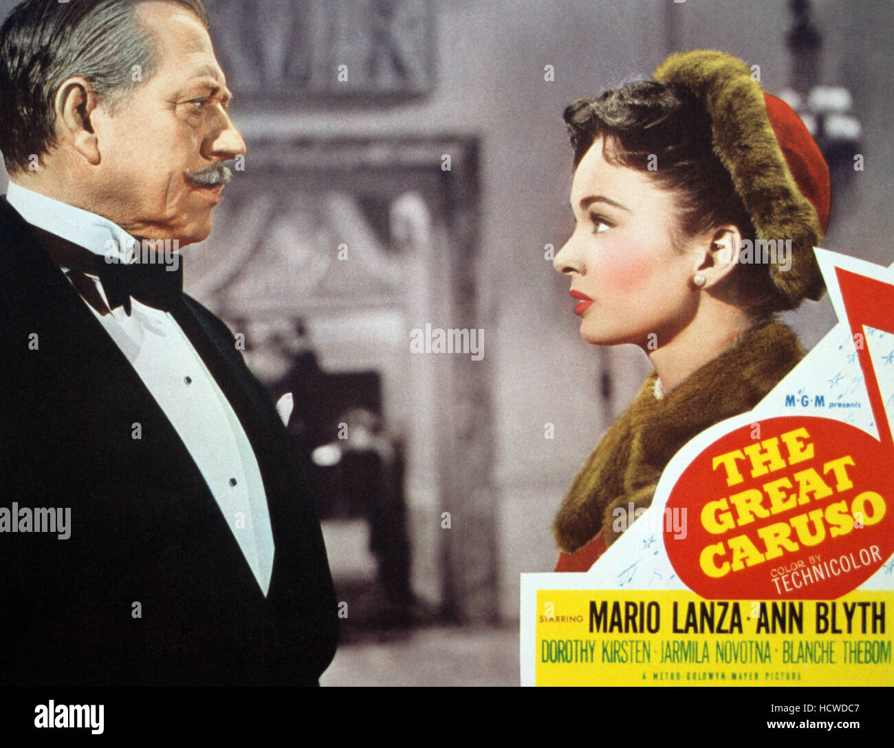 THE GREAT CARUSO, from left: Carl Benton Reid, Ann Blyth, 1951 Stock ...