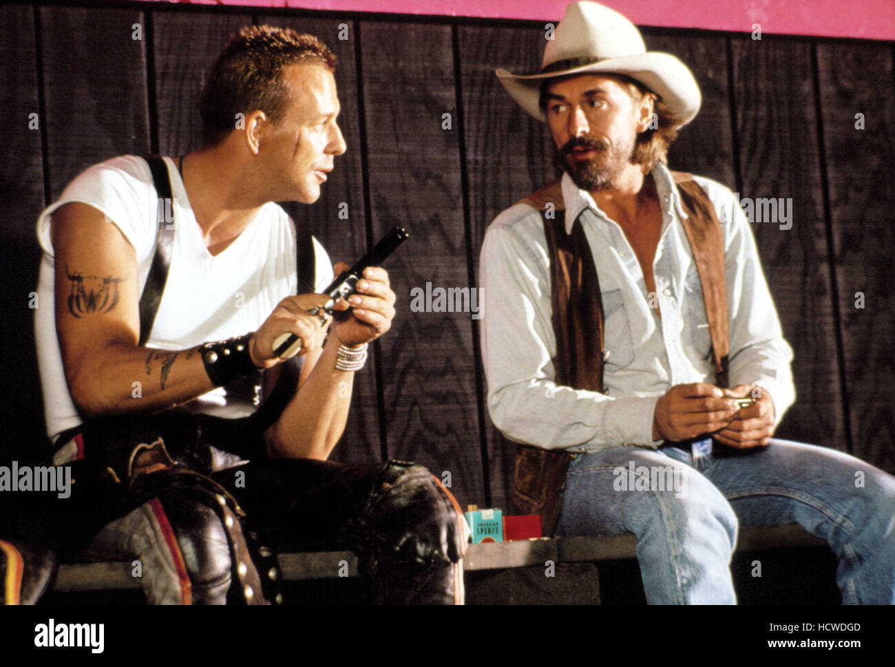 HARLEY DAVIDSON AND THE MARLBORO MAN, Mickey Rourke, Don Johnson, 1991 ...