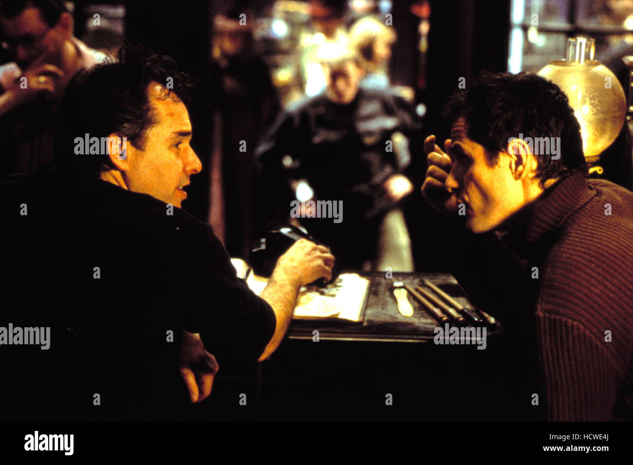 HARRY POTTER AND THE SORCERER'S STONE, (left)director Chris Columbus ...