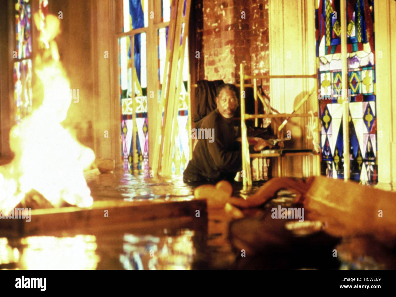 HARD RAIN, Morgan Freeman, 1998 Stock Photo - Alamy