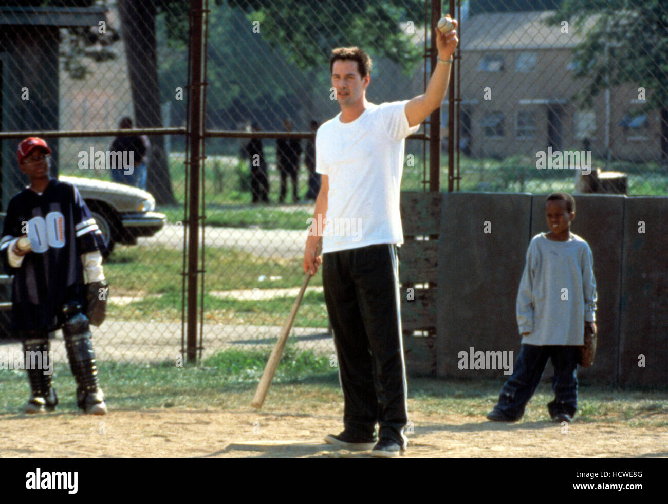 HARDBALL, Brian Reed, Keanu Reeves, DeWayne Warren, 2001 Stock Photo ...