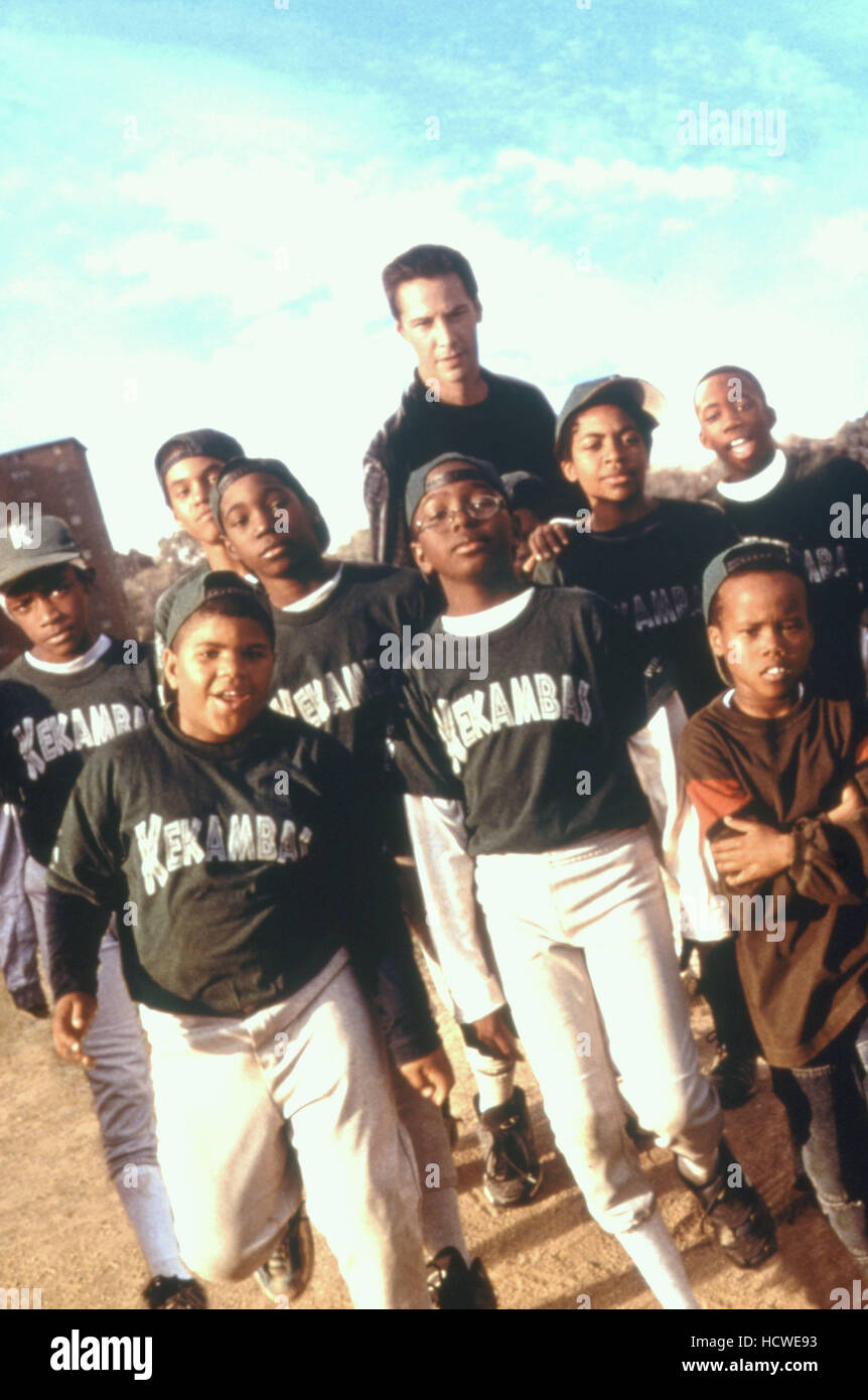 HARDBALL, Keanu Reeves (center), Brian Reed (front, center), DeWayne ...