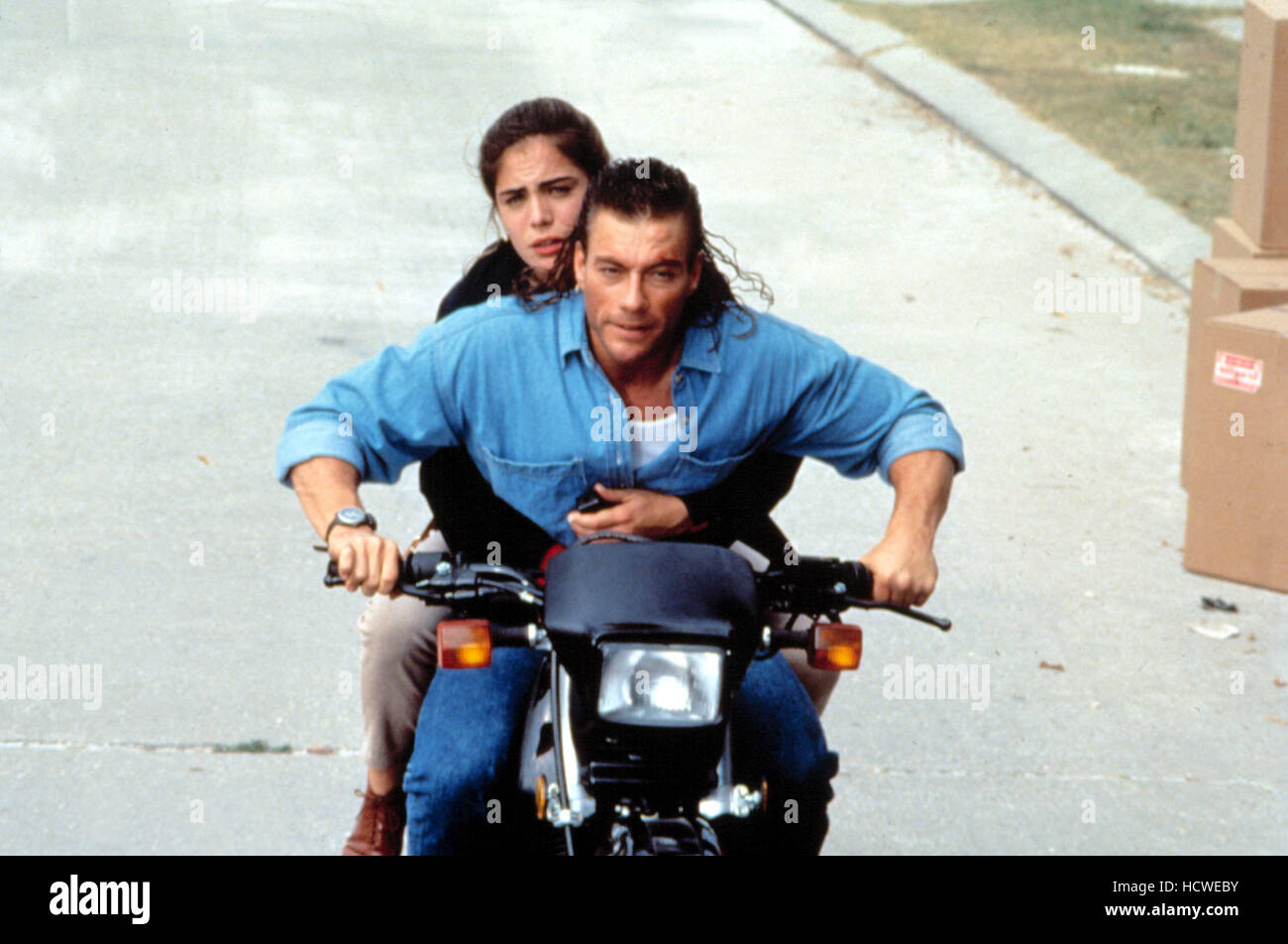 HARD TARGET, Yancy Butler, Jean-Claude Van Damme, 1993 Stock Photo - Alamy