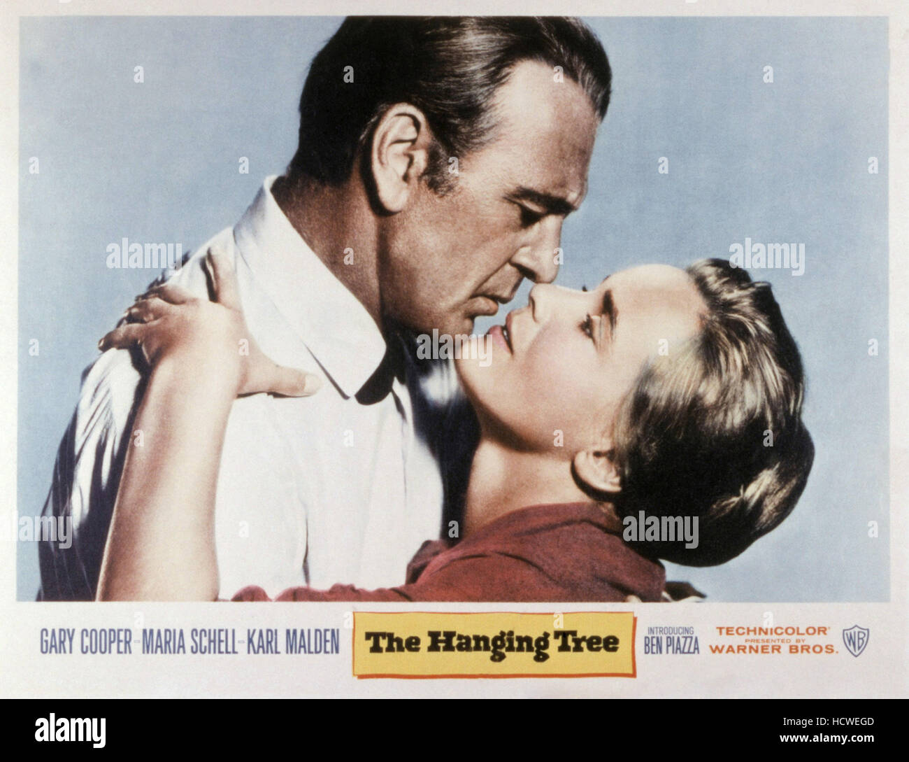 THE HANGING TREE, Gary Cooper, Maria Schell, 1959 Stock Photo - Alamy