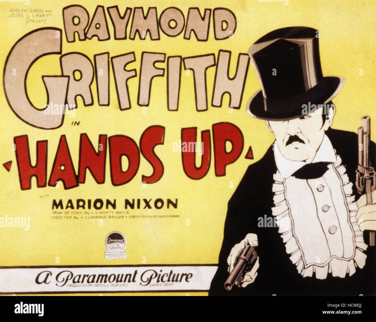 HANDS UP!, Raymond Griffith, 1926 Stock Photo - Alamy
