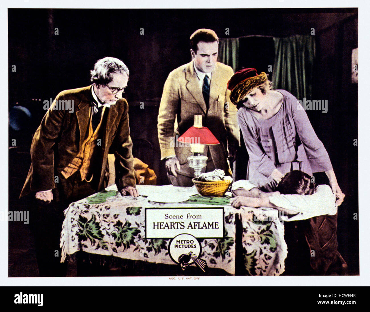 HEARTS AFLAME, US lobbycard, from left: Frank Keenan, Craig Ward, Anna ...
