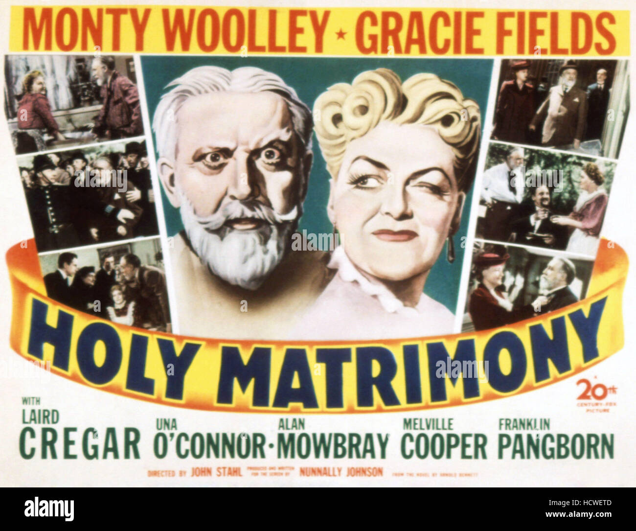 Holy Matrimony Monty Woolley Gracie Fields 1943 Tm And Copyright