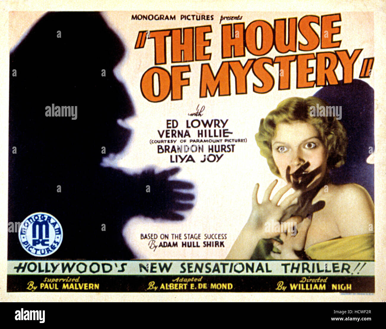 HOUSE OF MYSTERY, Verna Hillie, 1934 Stock Photo - Alamy HOUSE OF MYSTERY, Verna Hillie, 1934 Stock Photo - Alamy