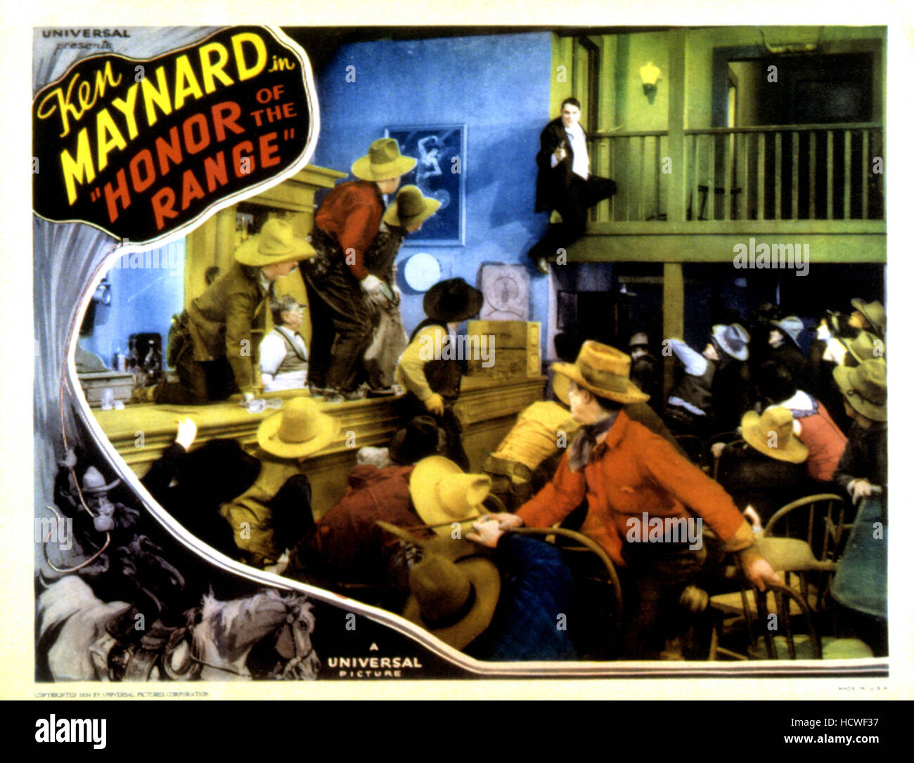 HONOR OF THE RANGE, Ken Maynard, 1934 Stock Photo - Alamy