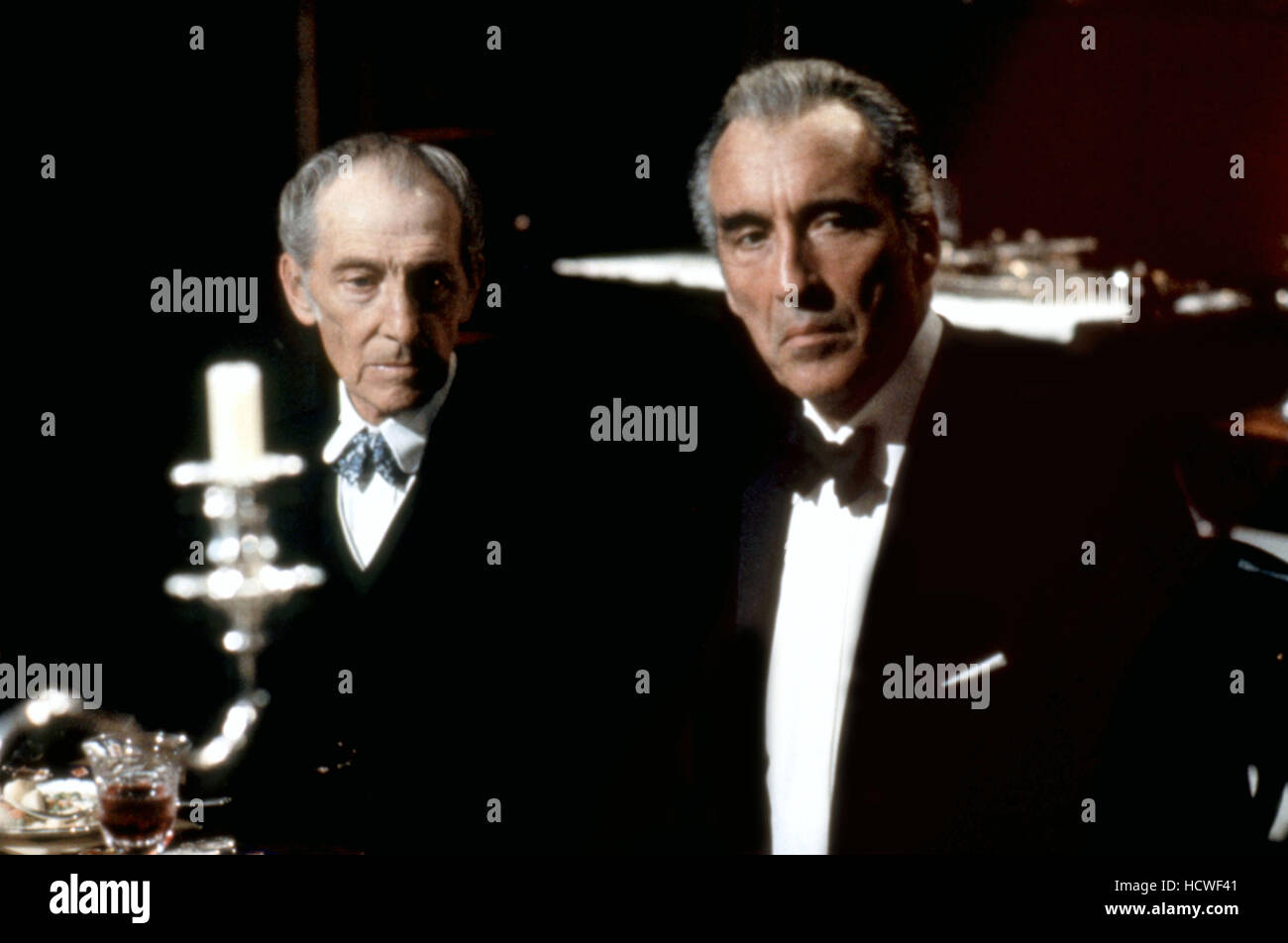 HOUSE OF THE LONG SHADOWS, Peter Cushing, Christopher Lee, 1984, (c ...
