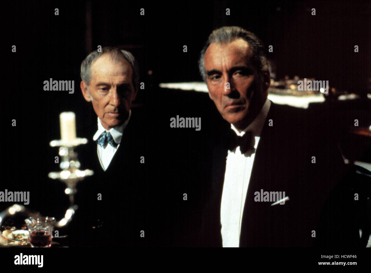 HOUSE OF THE LONG SHADOWS, Peter Cushing, Christopher Lee, 1984, (c ...