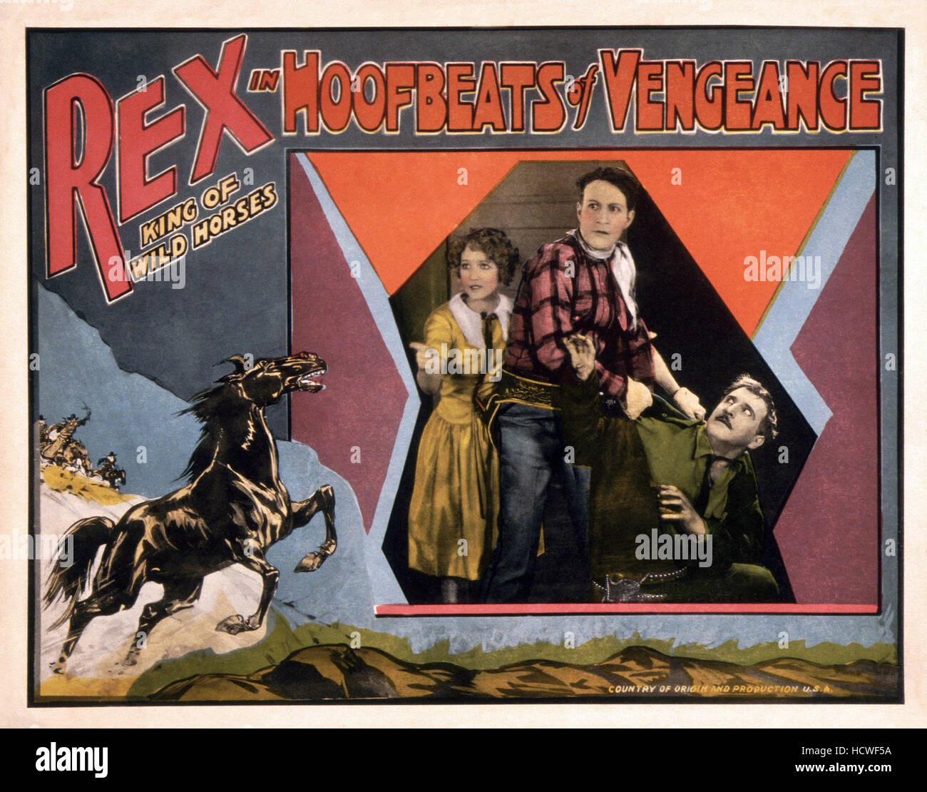 HOOFBEATS OF VENGEANCE, from left: Helen Foster, Jack Perrin, Al ...
