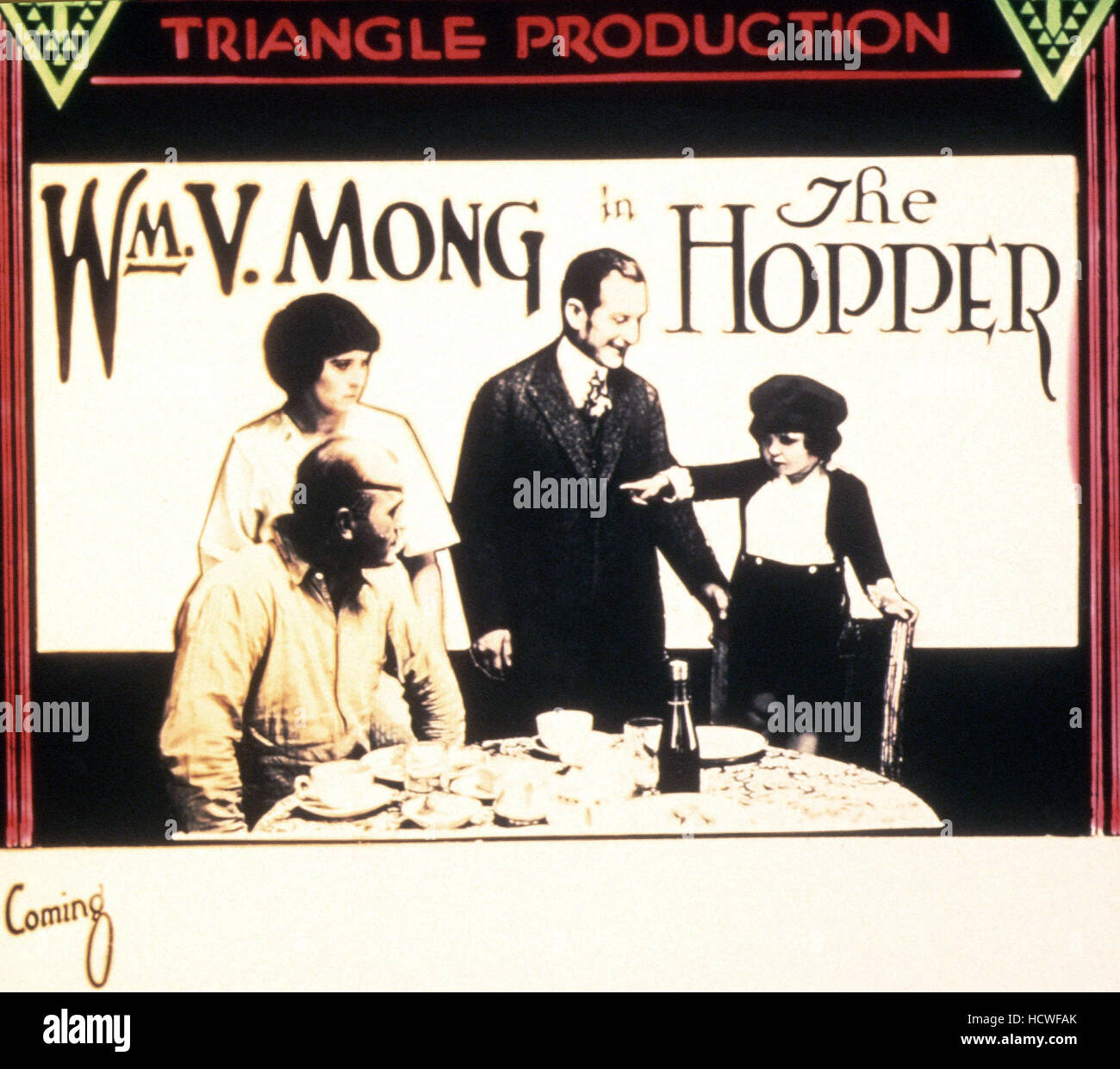 THE HOPPER, adults from left: William V. Mong, Irene Hunt, Walt Whitman ...