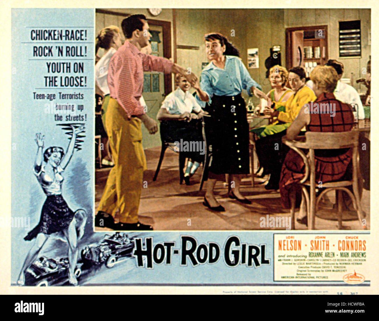 HOT ROD GIRL, 1956 Stock Photo - Alamy