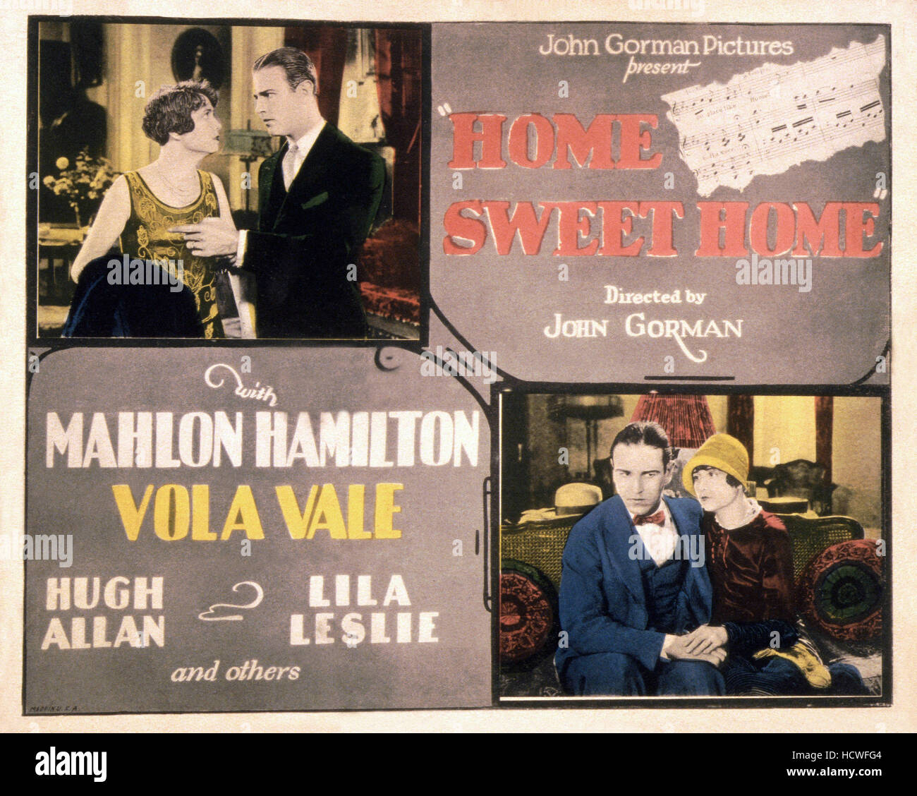 HOME SWEET HOME, top from left: Vola Vale, Mahlon Hamilton, bottom from ...