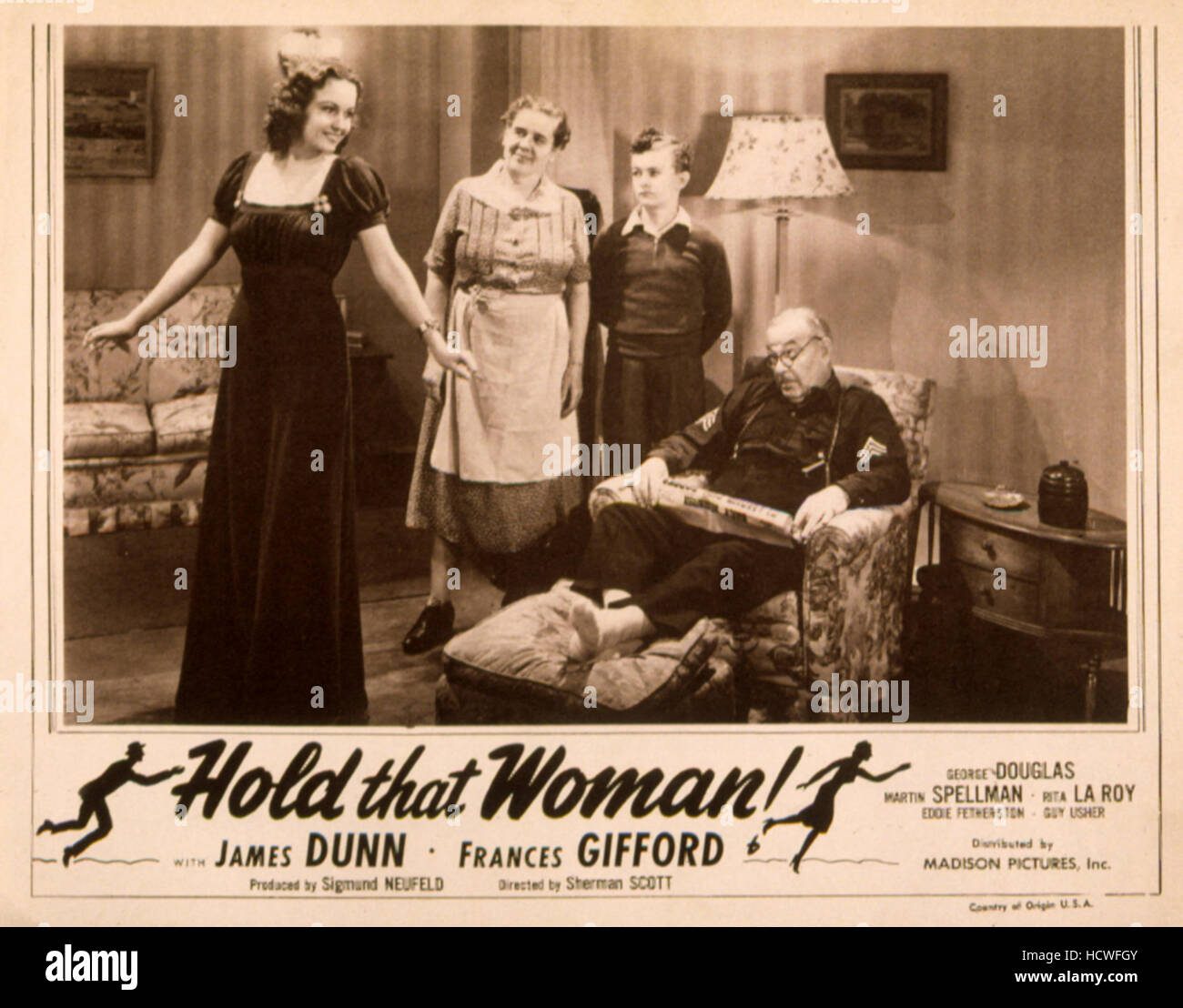 HOLD THAT WOMAN!, Frances Gifford, Marie Rice, Martin Spellman, Guy Usher, 1940 Stock Photo - Alamy