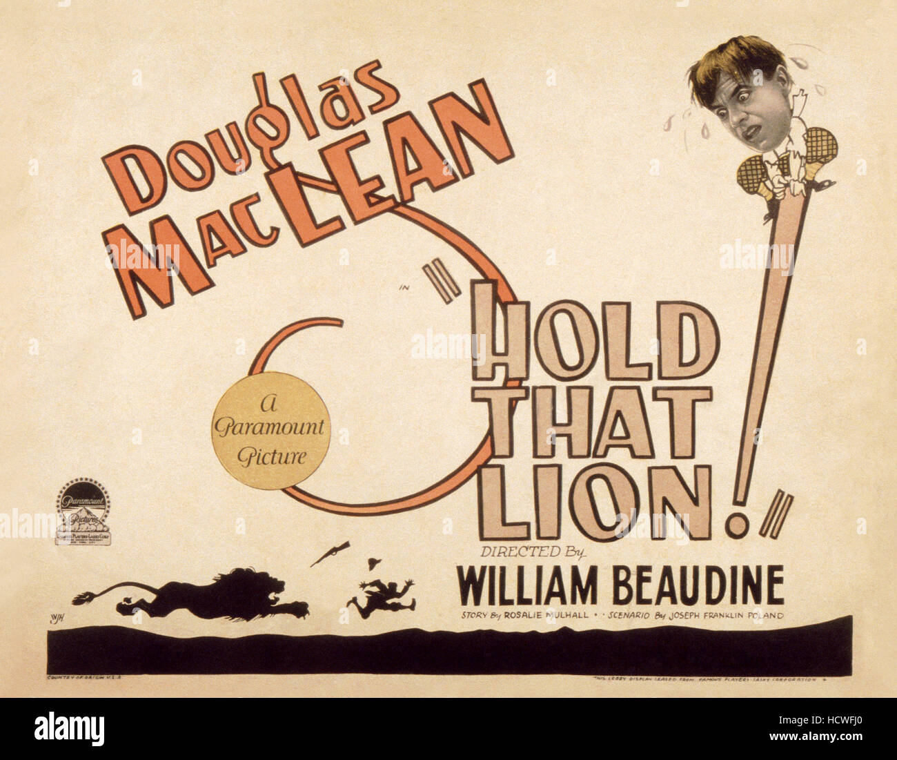HOLD THAT LION, Douglas MacLean, 1926 Stock Photo - Alamy