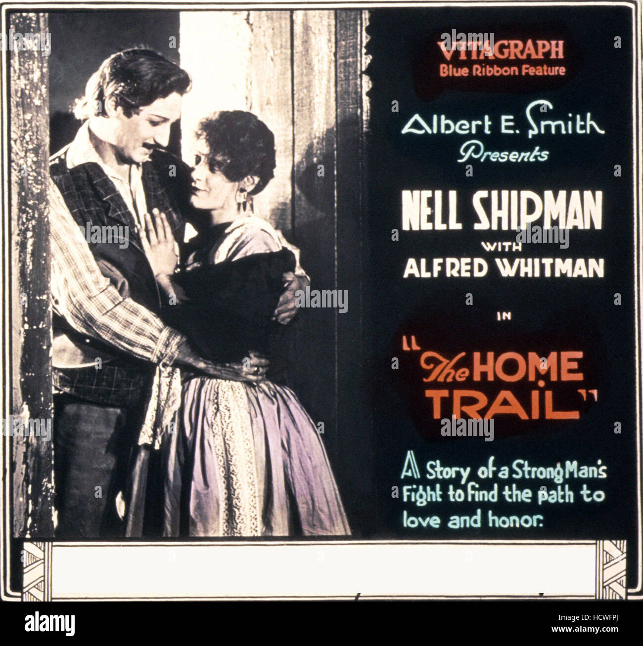 THE HOME TRAIL, from left: Gayne Whitman, Nell Shipman, 1918 Stock ...