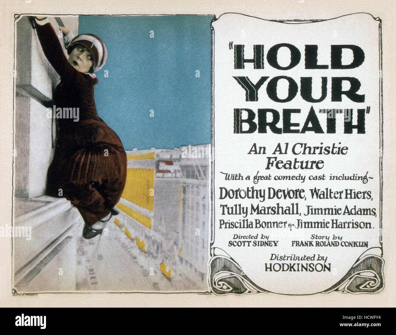 HOLD YOUR BREATH, Dorothy Devore, 1924 Stock Photo - Alamy