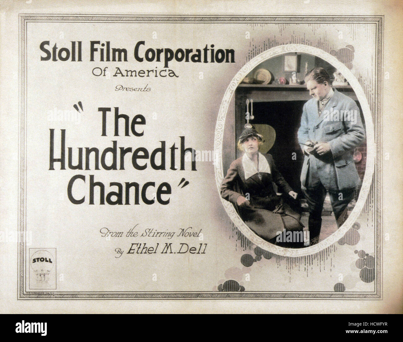 THE HUNDRETH CHANCE, from left: Mary Glynne, Dennis Neilson-Terry, 1920 ...