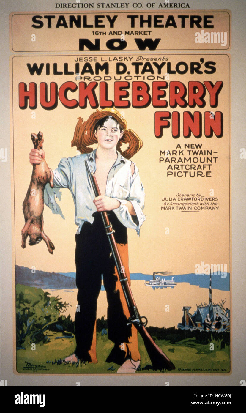 HUCKLEBERRY FINN, Lewis Sargent, 1920 Stock Photo - Alamy