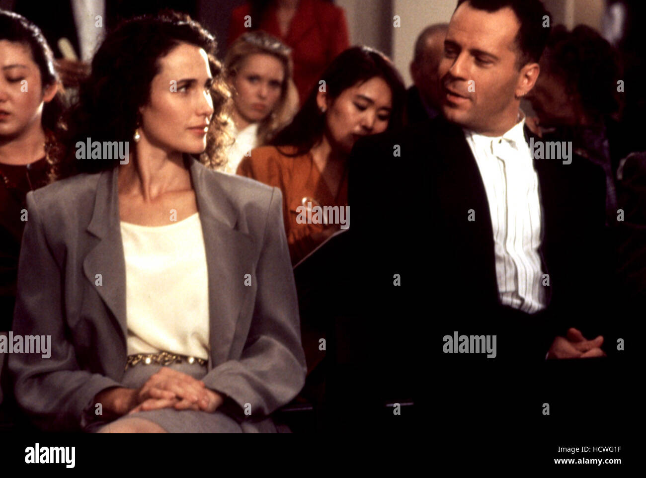 HUDSON HAWK, Andie MacDowell, Bruce Willis, 1991 Stock Photo - Alamy