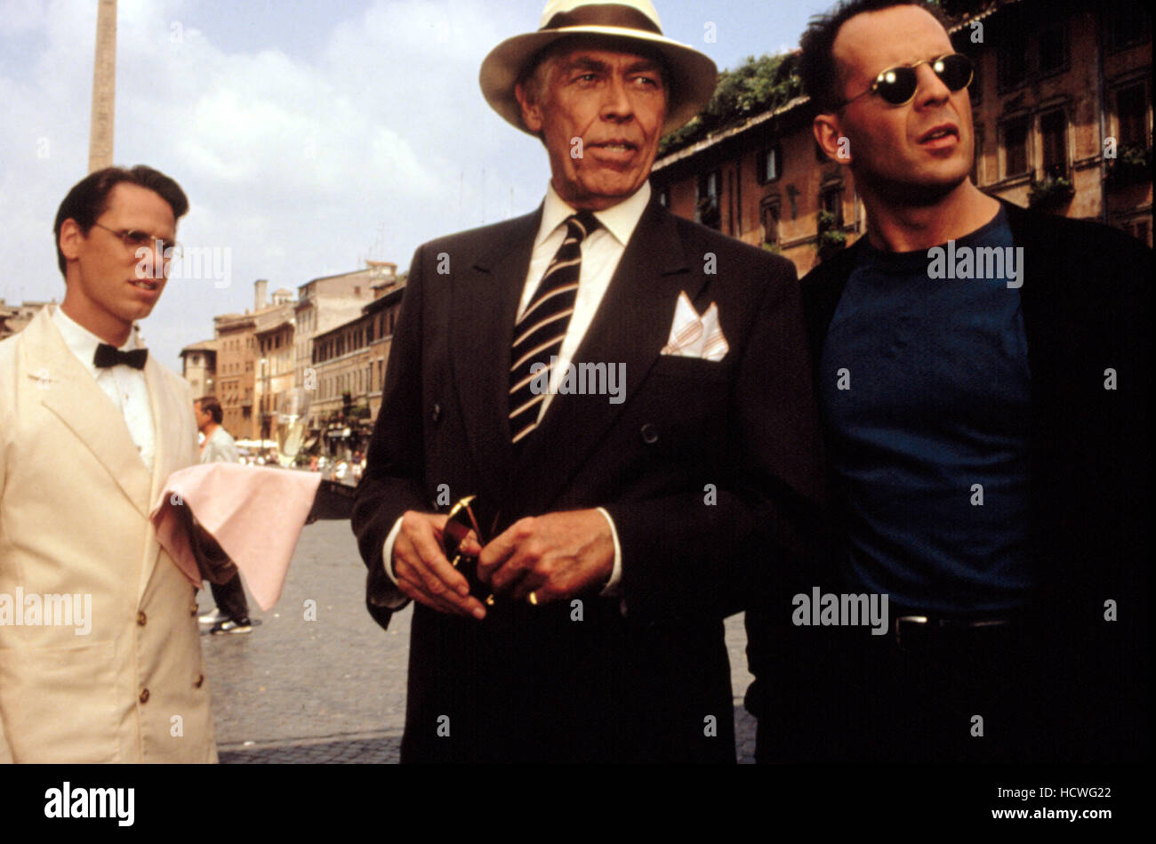 HUDSON HAWK, Don Harvey, James Coburn, Bruce Willis, 1991, (c)TriStar ...