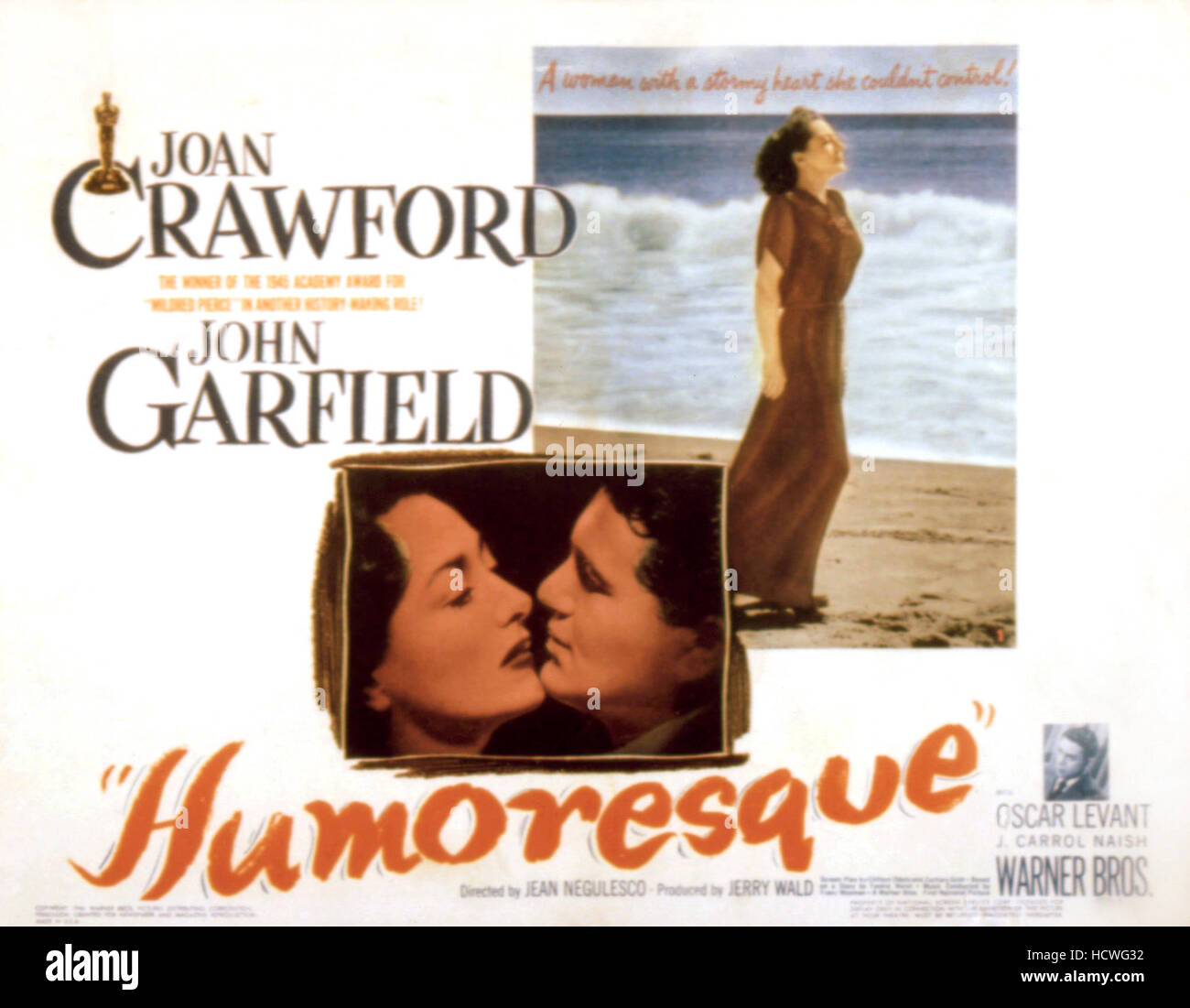 HUMORESQUE, Joan Crawford, John Garfield, 1946 Stock Photo - Alamy