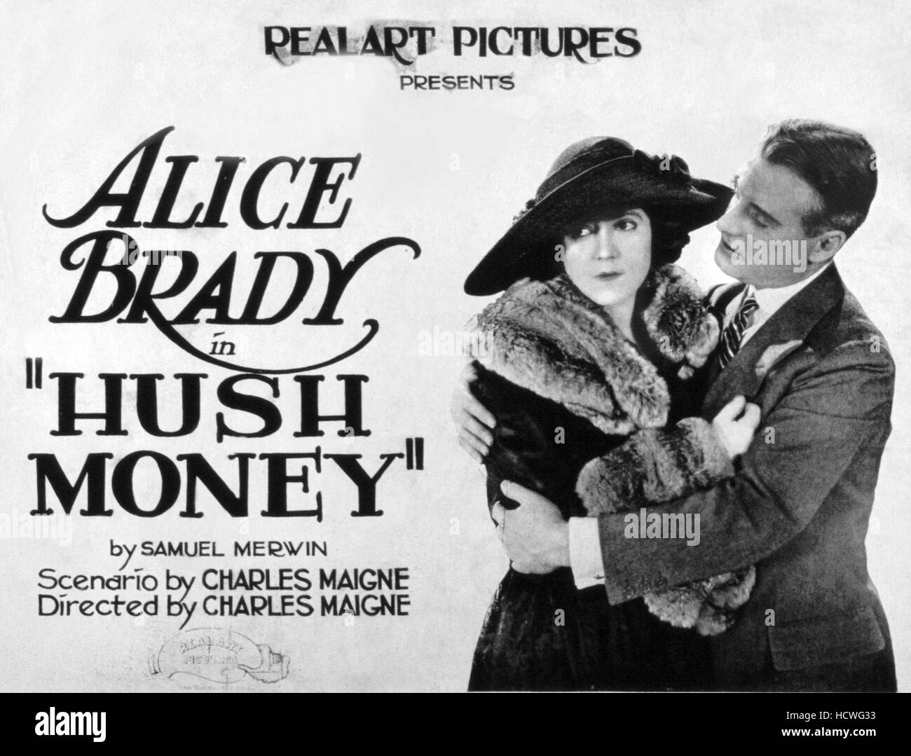 HUSH MONEY, Alice Brady (left), 1921 Stock Photo - Alamy