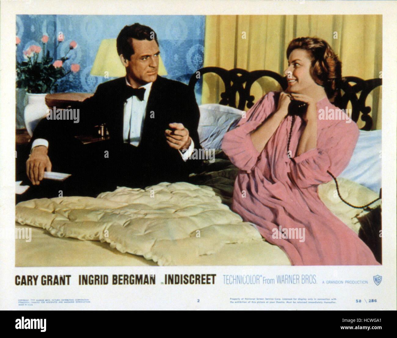INDISCREET, Cary Grant, Ingrid Bergman, 1958 Stock Photo - Alamy