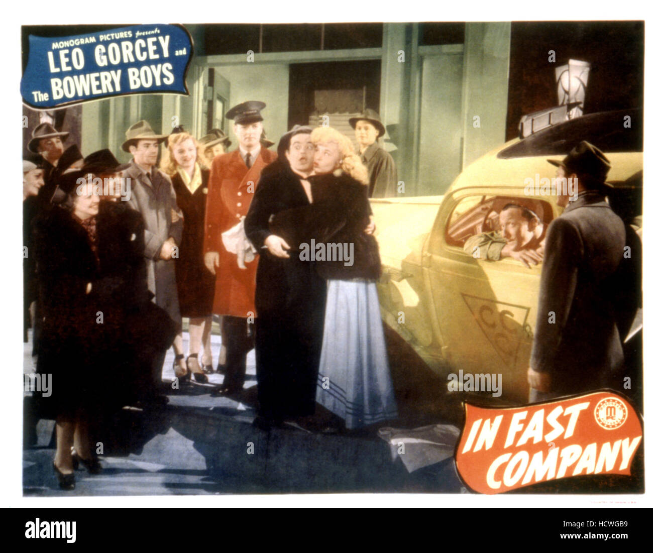 IN FAST COMPANY, Leo Gorcey, Judy Clark, Huntz Hall, 1946 Stock Photo ...
