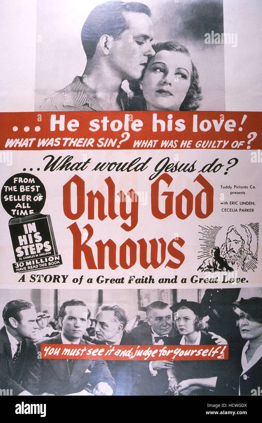 IN HIS STEPS, US poster, top from left: Eric Linden, Cecilia Parker ...