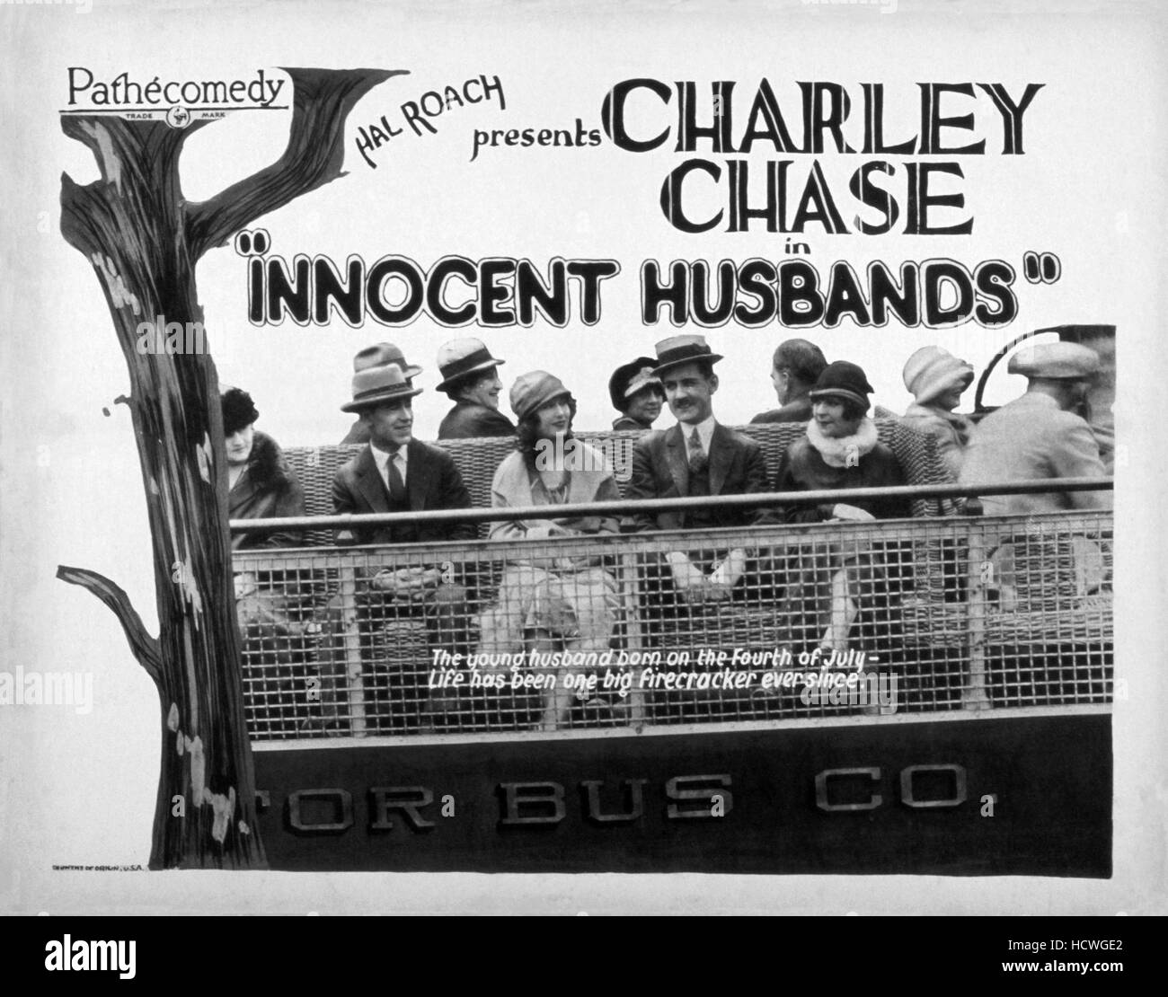 INNOCENT HUSBANDS, Charley Chase (center), 1925 Stock Photo - Alamy