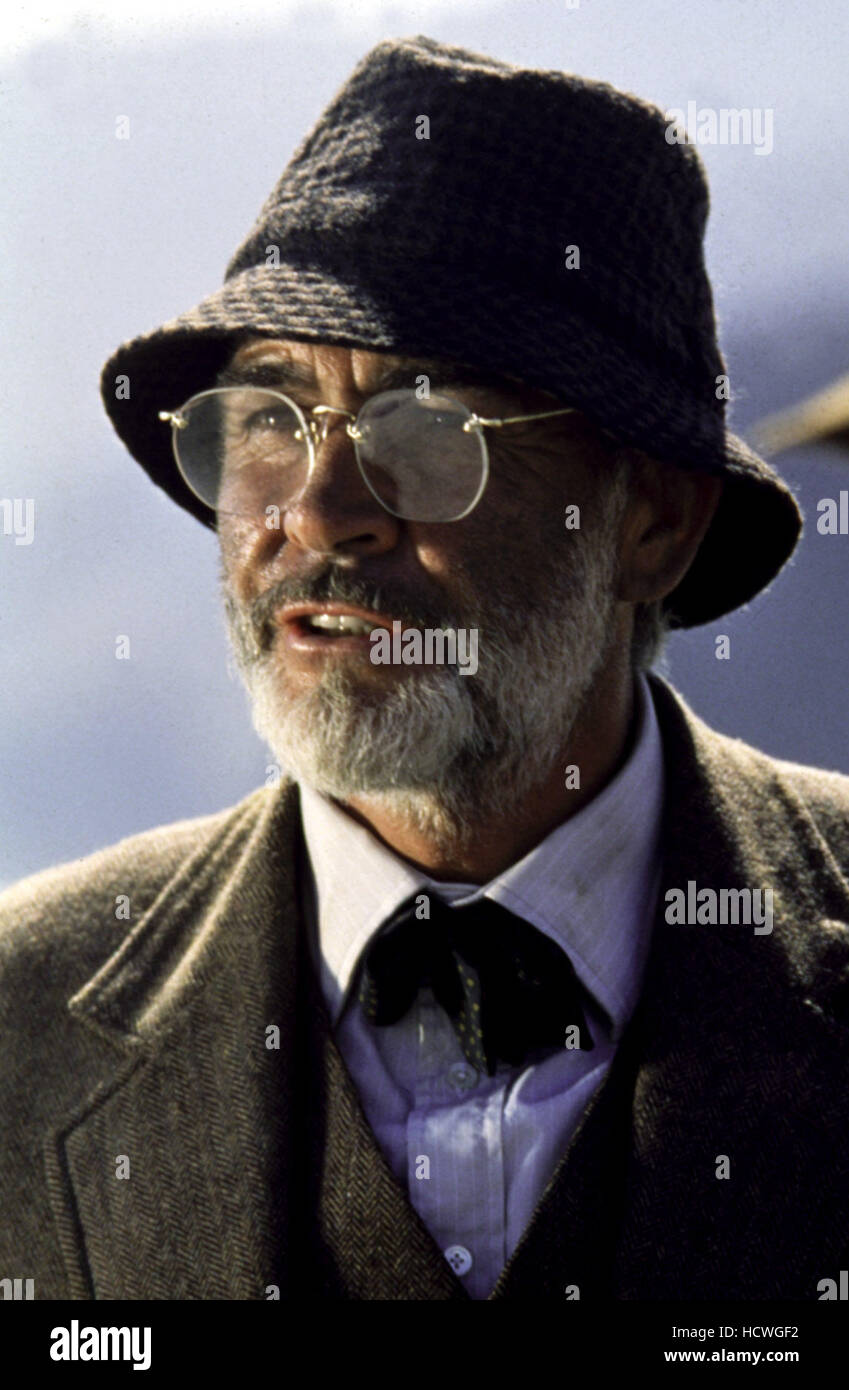 INDIANA JONES AND THE LAST CRUSADE, Sean Connery, 1989, eyeglasses ...