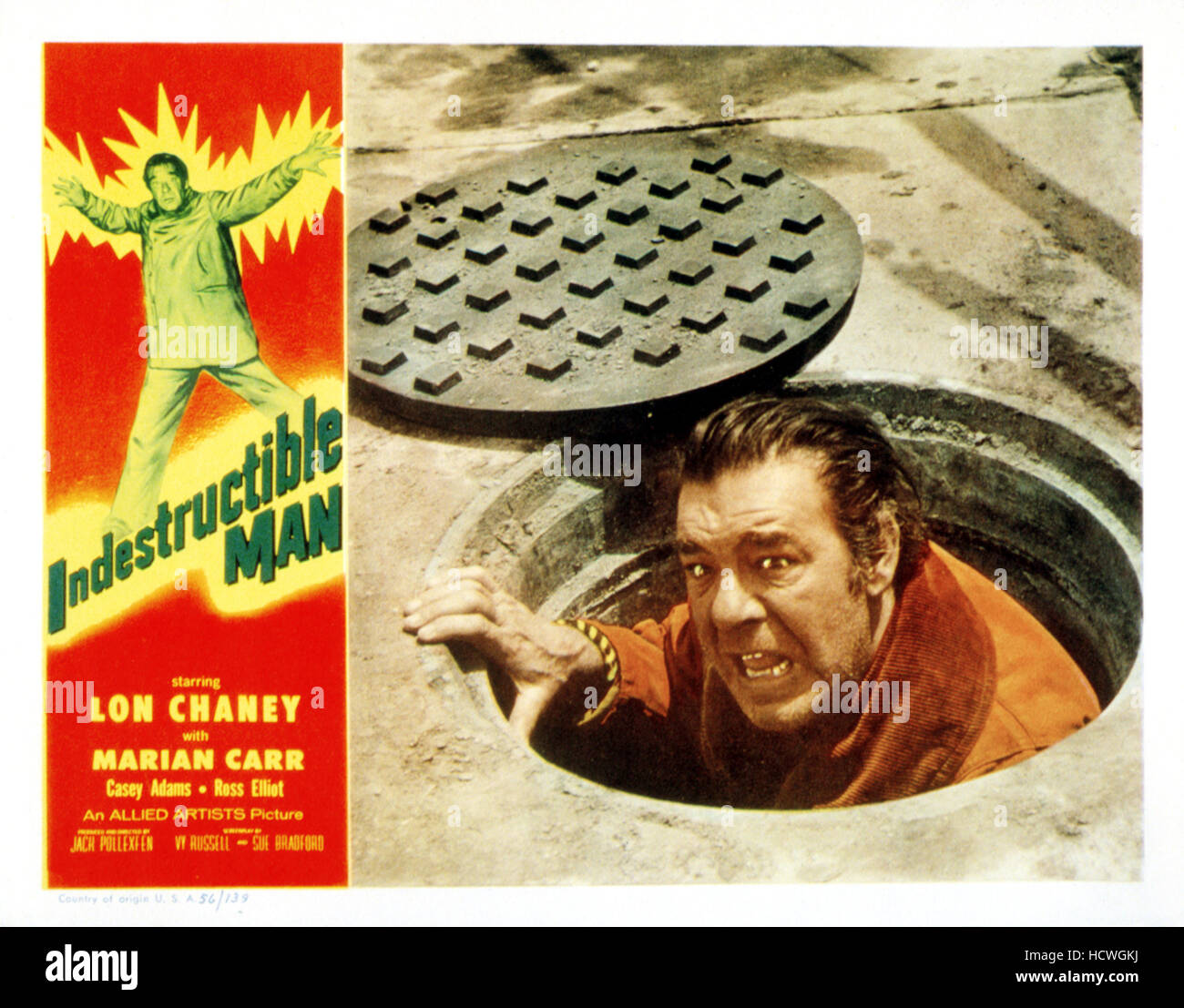 INDESTRUCTIBLE MAN, Lon Chaney Jr., 1956 Stock Photo - Alamy