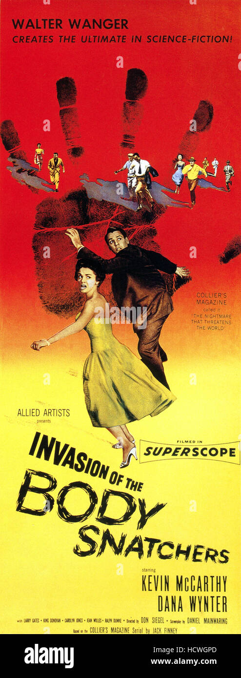 INVASION OF THE BODY SNATCHERS, center, from left: Dana Wynter, Kevin ...