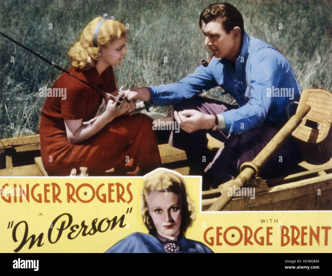 IN PERSON, Ginger Rogers, George Brent, 1935 Stock Photo - Alamy