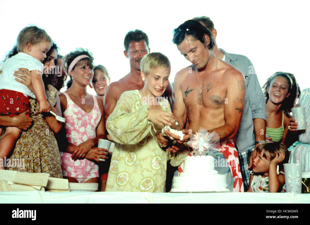 THE INDIAN RUNNER, Patricia Arquette, Viggo Mortensen, 1991 Stock Photo ...