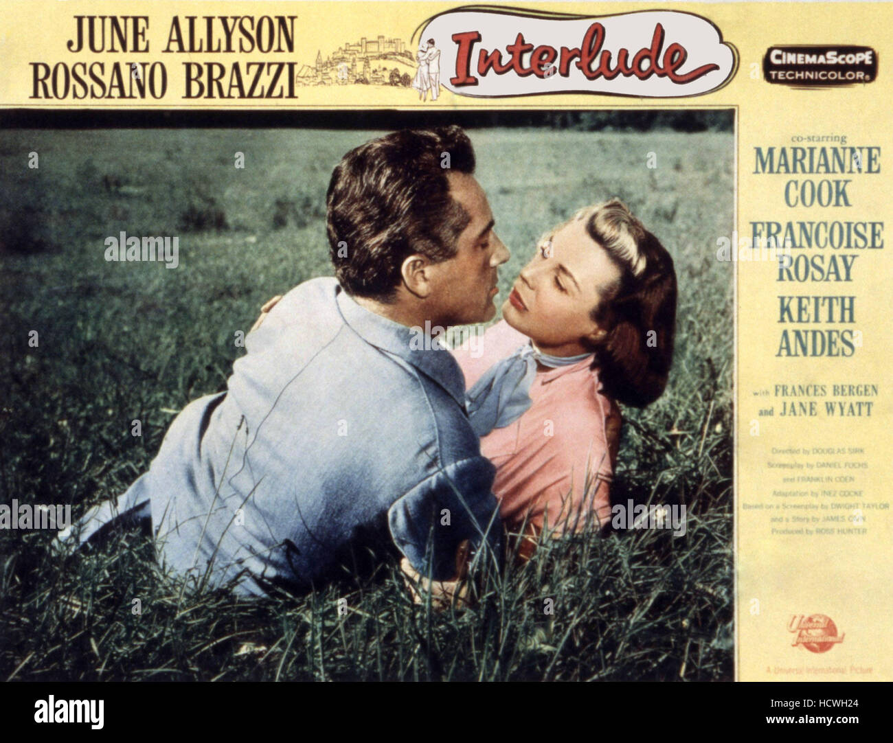 INTERLUDE, Rossano Brazzi, June Allyson, 1957 Stock Photo - Alamy