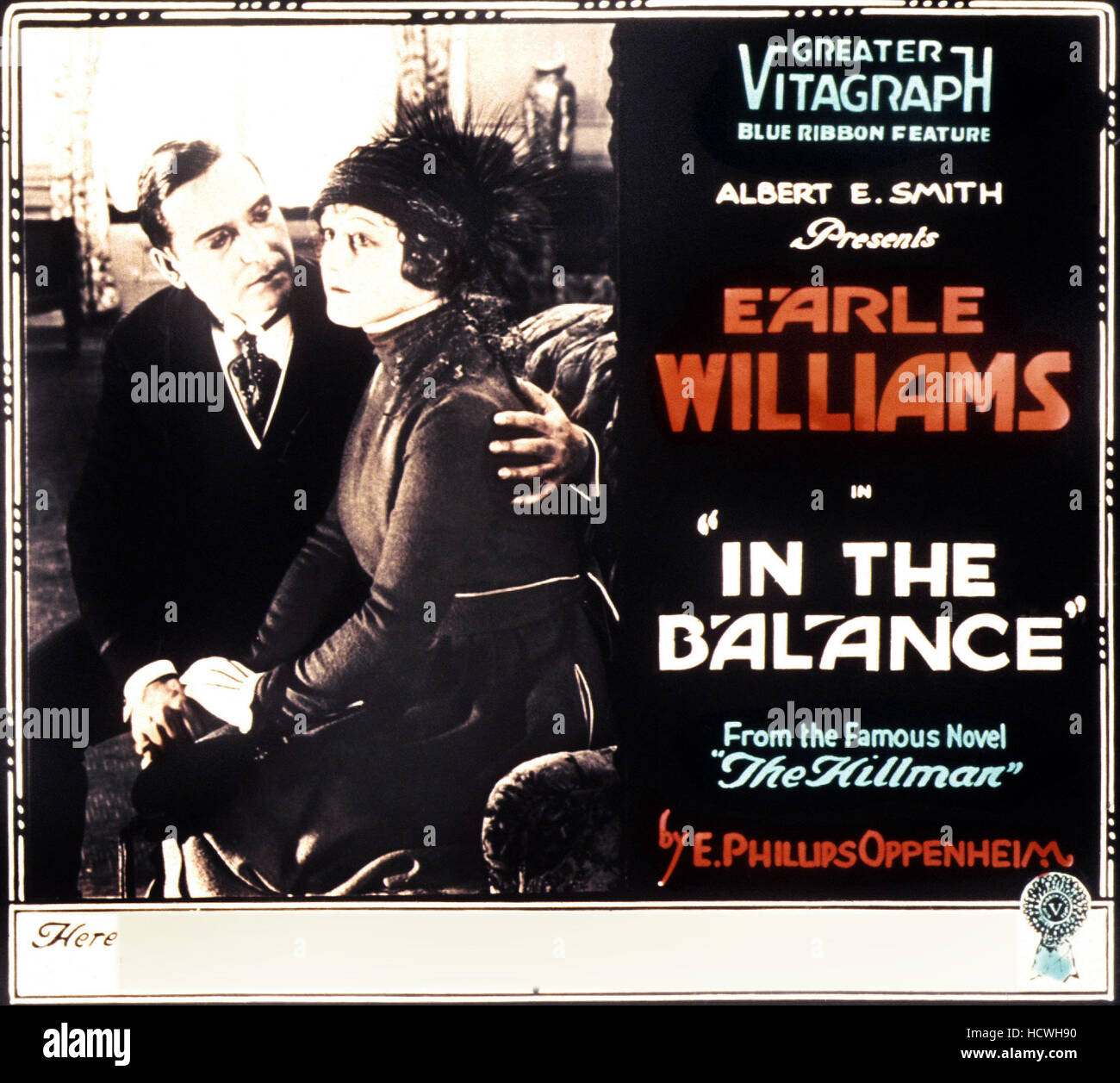 IN THE BALANCE, from left: Earle Williams, Grace Darmond, 1917 Stock ...