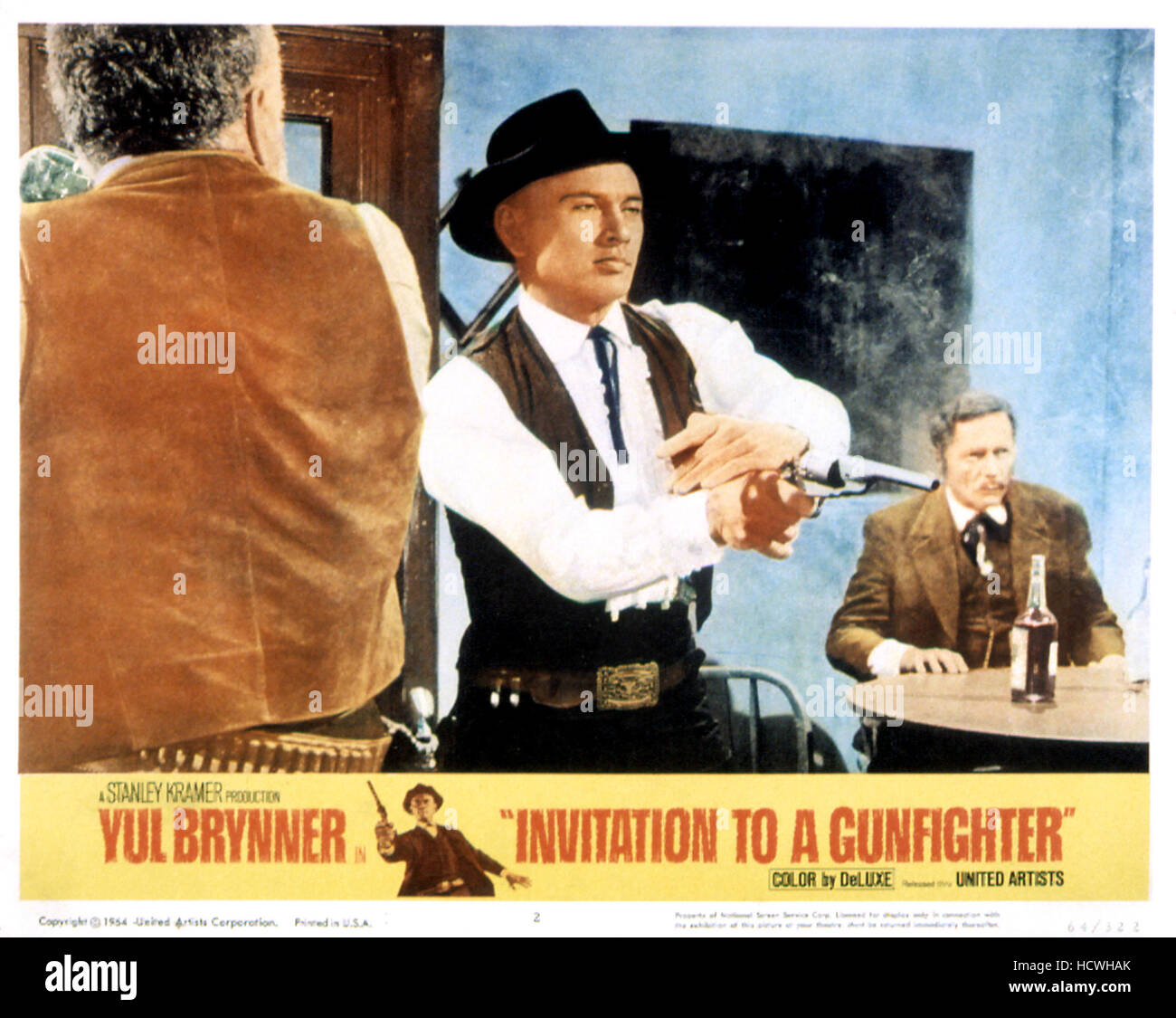 INVITATION TO A GUNFIGHTER, Yul Brynner (center), 1964 Stock Photo - Alamy