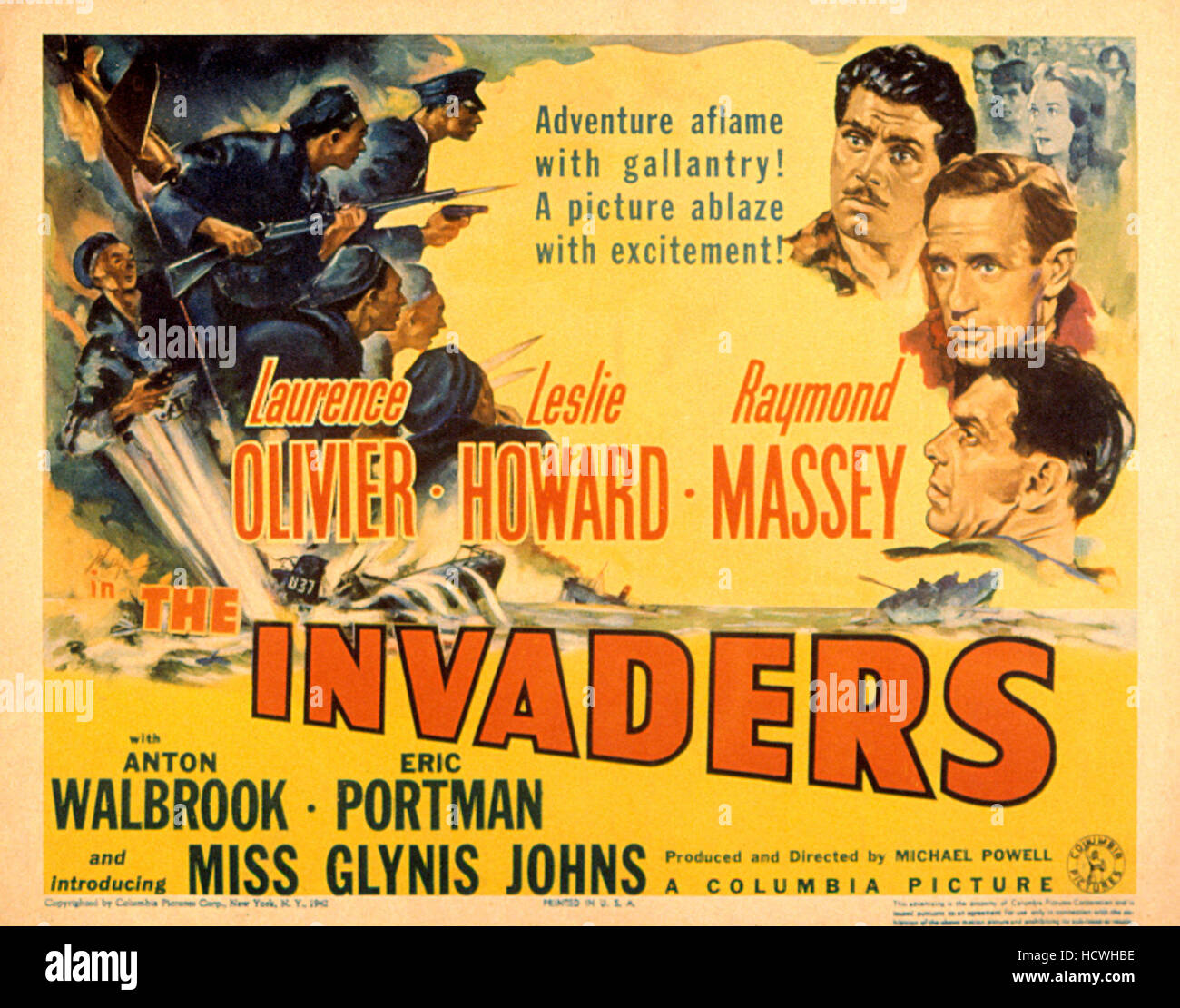 THE FORTY-NINTH PARALLEL, (aka THE INVADERS), Laurence Olivier, leslie ...