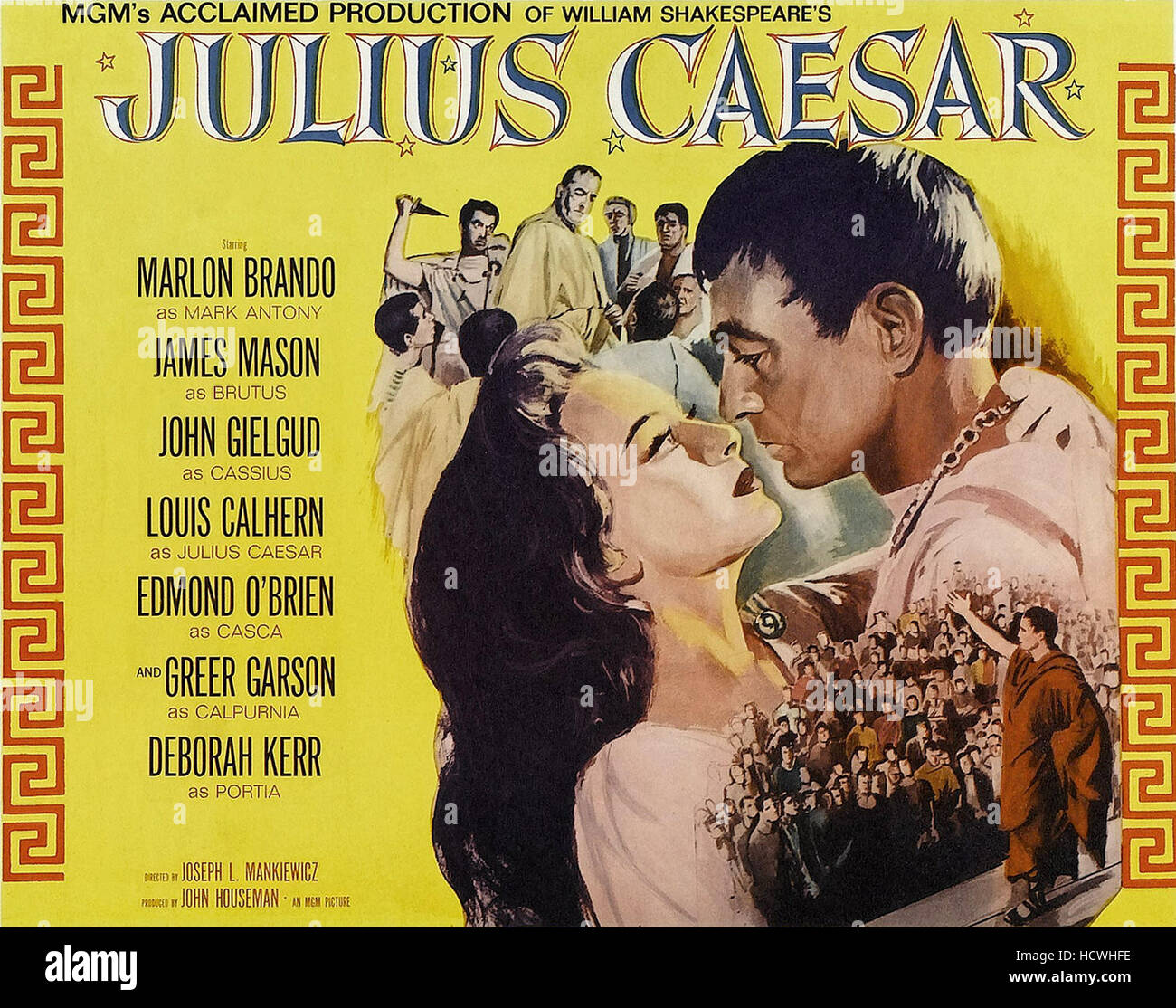 JULIUS CAESAR, Deborah Kerr, James Mason, 1953 Stock Photo - Alamy