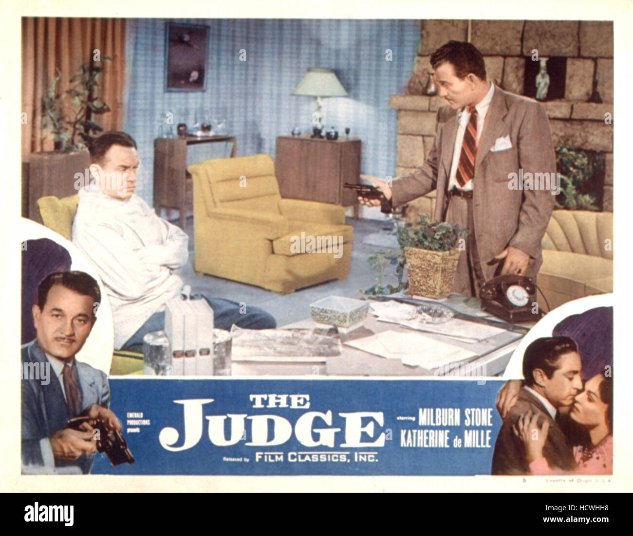 THE JUDGE, Paul Guilfoyle, Milburn Stone, 1949 Stock Photo - Alamy
