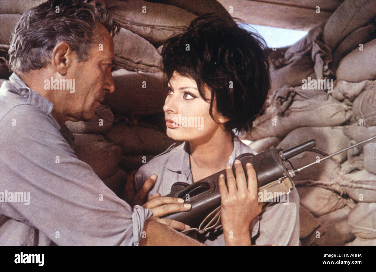 JUDITH, from left: Peter Finch, Sophia Loren, 1966 Stock Photo - Alamy